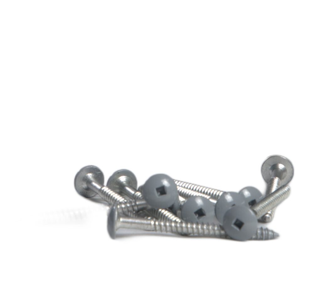 Silver Grey Fascia Screws (RAL7001) – Pack of 10